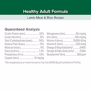 Blue Seal ENTRUST Adult Dog Food | Real Lamb & Rice | Enriched with Super Foods, Antioxidants and Probiotics | No Wheat or Soy | 35 Pound Bag