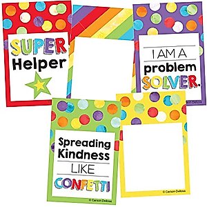 Carson Dellosa – Celebrate Learning Reward Tags Colorful Cut-Outs, Classroom Décor, 49 Pieces