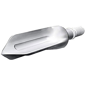 G5 Megameat BMP (Ballistic Matched Point) - Safe for Targets Durable Stainless Steel Practice Broadhead for Archery and Crossbow Training, 3-Pack - 100 Grain