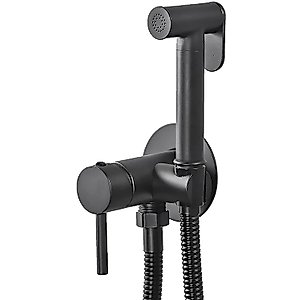 MINJING Handheld Bidet Sprayer for Toilet, Baby Cloth Diaper Sprayer Hot and Cold Water Toilet Sprayer Wall Mounted Brass Handheld Sprayer Kit for Personal Hygiene Cleaning