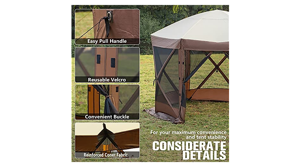 SmarketBuy 10x10 ft Pop-Up Gazebo Tent for 8 People