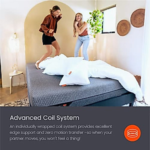 Layla 13” Hybrid Mattress, Flippable Between Firm & Medium Soft Comfort, Motion Minimizing (King)