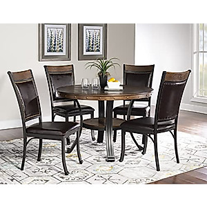Powell Furniture Franklin Dining Group, Dark Brown