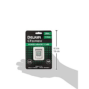 Delkin Devices 256GB POWER CFexpress Type B Memory Card (DCFX1-256)