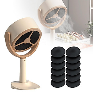 PUNCK 2024 New Smoke Purifier, Portable Smoke Purifier, Portable Range Hood, Portable Kitchen Exhaust Fan, Smoke Remover- Mini Cooker Hood for Kitchen (1 Set (1*Purifier+10*Sponge))