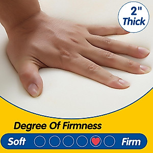 Maphissus 6 Set Memory Foam Kitchen Chair Pad Non Slip 16x16 Dining Seat Cushion with Ties Beige