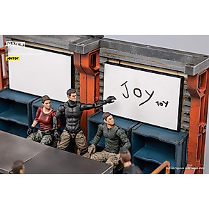 JOYTOY 1/18 Action Figures Building Mecha Depot Meeting Area Military Soldier for Scale Collection Model