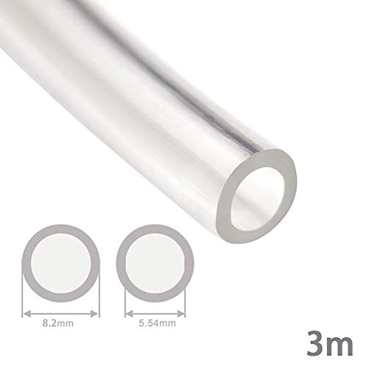 WayinTop 3pcs Mini Water Pump DC 3V 5V Micro Submersible Motor Pump + 3M Clear Vinyl Tubing Flexible PVC Tubing for Fish Tank Fountain Aquarium Garden Plant Flower