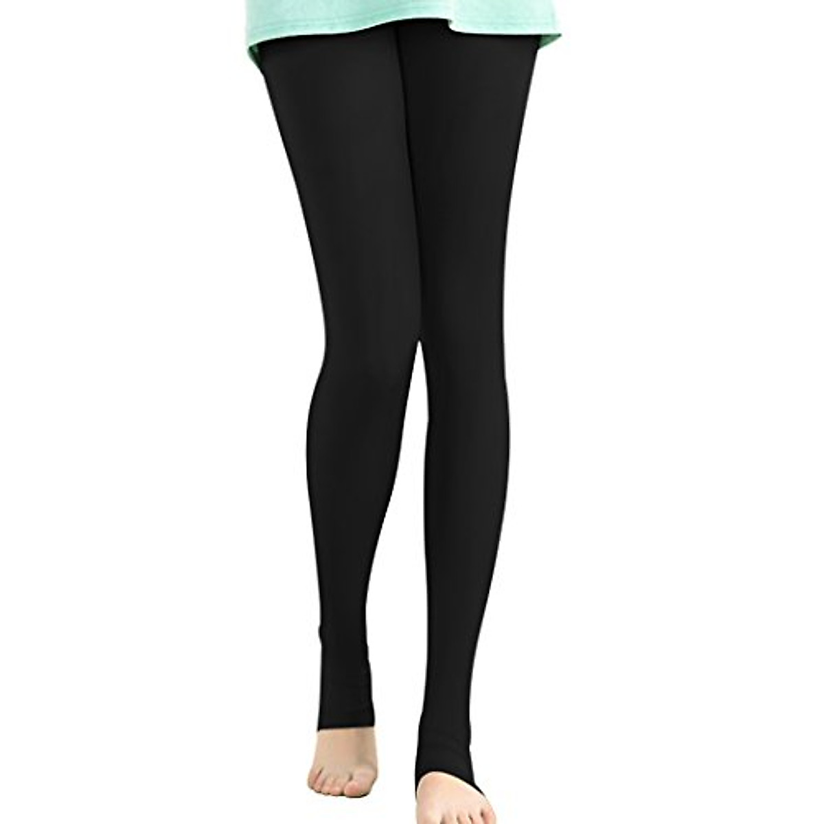 Women's Soft Leggings Golf Sun Protection Pants Leggings Compression Stockings, Black, One Size