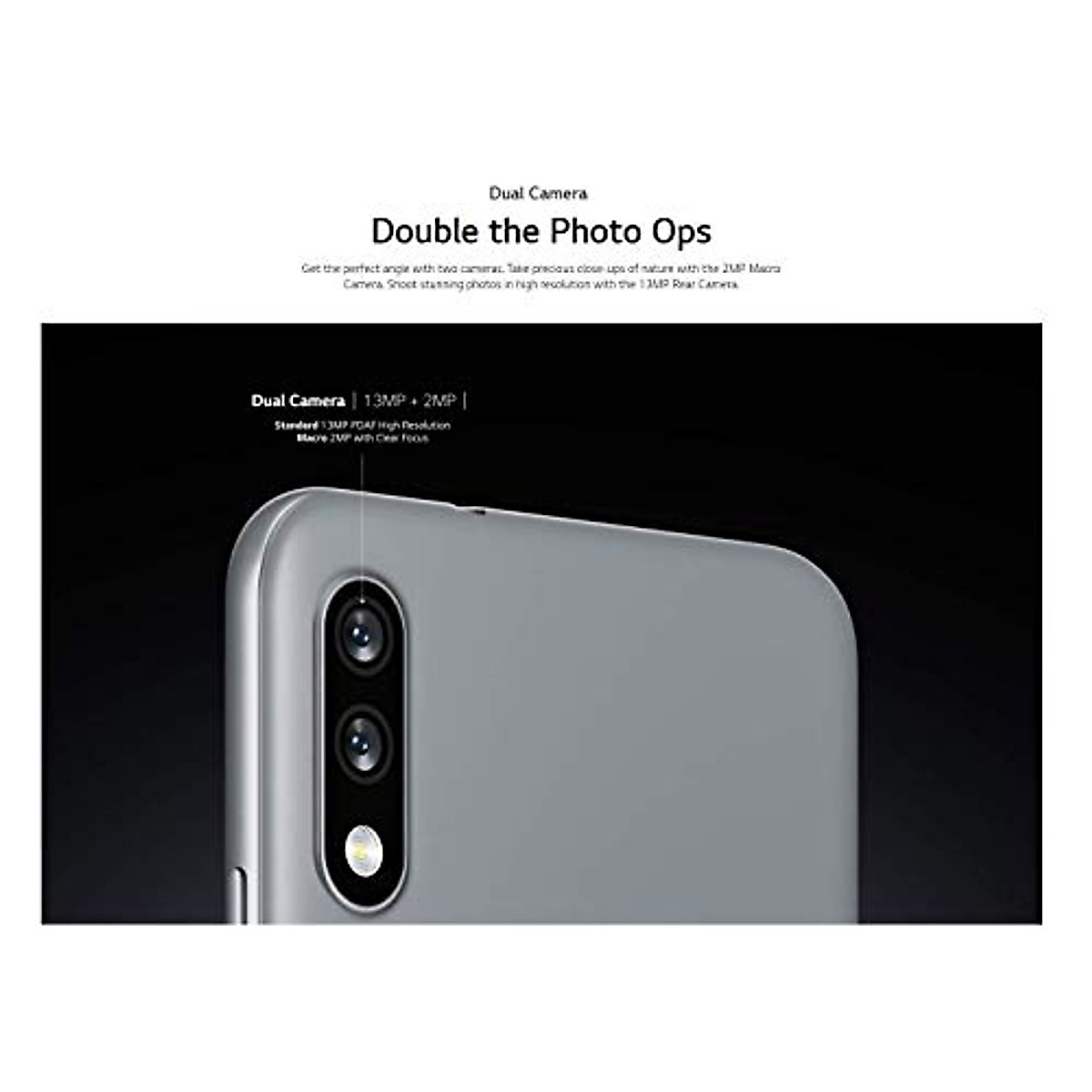 LG K22+ Plus (64GB, 3GB) 6.2" HD+, Dual Camera, MIL-STD 810G, US+LATIN 4G LTE Only GSM Factory Unlocked (AT&T, T-Mobile, Metro, Straight Talk) International Model LM-K200HAW (Renewed)