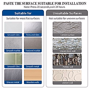 theaoo Paper Towel Holder - Under Cabinet Paper Towel Holder for Kitchen, Adhesive Paper Towel Roll Rack for Bathroom Towel, Wall Mounted Matte Black Paper Towel Rack, SUS304 Stainless Steel