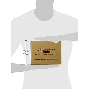 Davidson's Organics, White Peach, 25-count Tea Bags, Pack of 6
