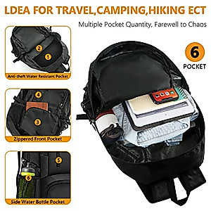 26L Hiking Backpack, Ultralight Lightweight Packable Foldable Travel Camping Water Resistant Sports Backpack Daypack Camping Gear Must Haves for Travel Camping Outdoor for Women Men Hiking Gifts