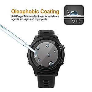 Supershieldz (3 Pack) Designed for Samsung Galaxy Watch 5 (44mm) / Galaxy Watch 4 (44mm) Tempered Glass Screen Protector, Anti Scratch, Bubble Free