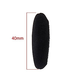WINOMO Foam Ear Pad Covers for Headset Earphones 10pcs Black