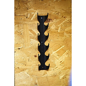 Multi-Functional Vertical Hooks- Made in The USA- Hook Solutions for Simple Organization (Black)