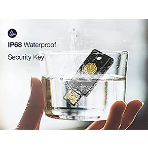 GoTrust Idem Key – A, IP68 Waterproof, Multi-Protocol Two-Factor Authentication Security Key, USB-A/NFC, FIDO2 L2 Certified - Safeguard Your Online Accounts