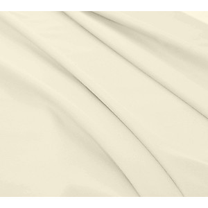 Split King Sheet Sets for Adjustable Beds Deep Pocket, Twin XL Fitted Sheet Sets for Adjustable Bed Split King 100% Extra Long Staple Cotton Deep Pocket Sheets 10-18 Inches Ivory Solid