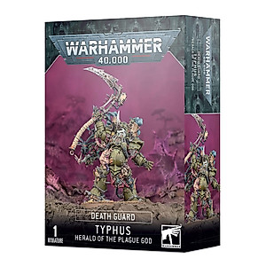 Games Workshop 99120102076" Typhus: Herald of The Plague God Miniature, Black for 12 years to 99 years