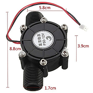 Yosoo DC Water Turbine Generator Water 12V DC 10W Micro-Hydro Water Charging Tool