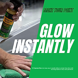 3D Express Montan Spray Wax - Glossy Shine, Streak Free, No Powder Residue 16oz.