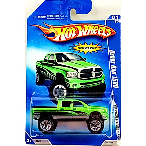 HOT WHEELS 09 HW SPECIAL FEATURES GREEN DODGE RAM 1500 01 OF 10 #087/190 by Hot Wheels