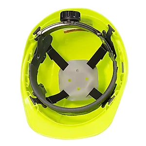 JORESTECH Safety Hard Hat Lime HDPE Cap Style Helmet with 4-Point Adjustable Ratchet Suspension for Work, Home, and General Headwear Protection ANSI Z89.1-14 Compliant HHAT-01