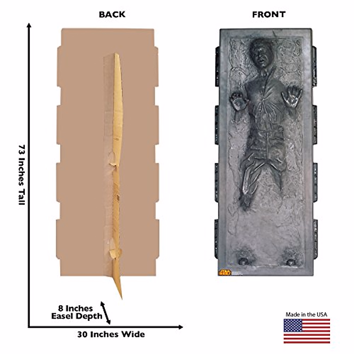 Advanced Graphics Han Solo in Carbonite (Star Wars) 73" x 30"