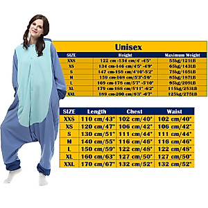 MAJ&COS Animal Onesie Adult Pajamas Halloween Cosplay Costume Unisex Onesies