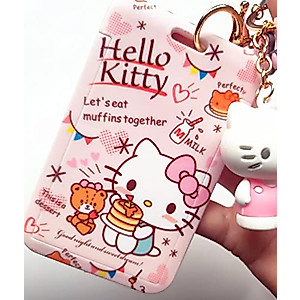 Hello Kitty Key Chain for Girls Women | Sanrio Figures Birthday Gift Bag Accessories (Hello Kitty 1)