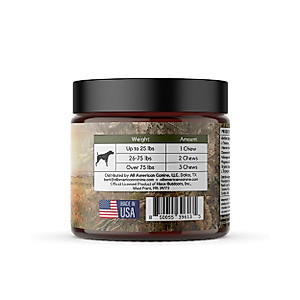 All American Canine Gentle Calming Aid Сhew for Anxiety and Stress Support in Working, Hunting, & Sports Dogs | 60 Soft Chews | Effective Stress Relief | Natural Calming Ingredients