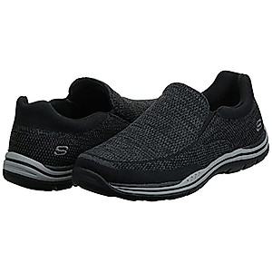 Skechers USA Men's Expected Gomel Slip-on Loafer,Black,10 2W US