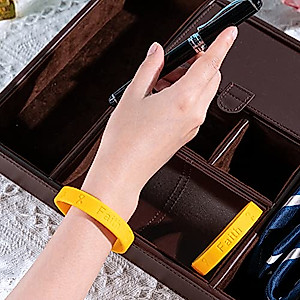 Fundraising For A Cause | Gold Ribbon Awareness Silicone Bracelet Wristbands for Childhood Cancer Awarenes (1 Bracelet - Retail)