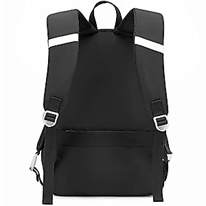 Hey Yoo School Backpack for Girls Backpack with Lunch Box Teen Girl Backpack Set Cute School Bag Bookbag for Teen Girls (Black)