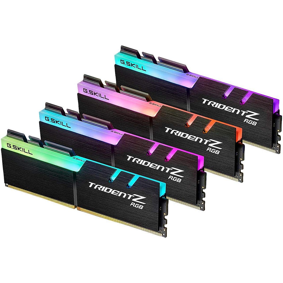 G.SKILL Trident Z RGB Series (Intel XMP) DDR4 RAM 128GB (4x32GB) 3600MT/s CL18-22-22-42 1.35V Desktop Computer Memory UDIMM (F4-3600C18Q-128GTZR)