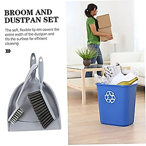 SOESFOUFU 5pcs Broom Dustpan Mini Broom with Dustpan Mini Cleaning Brush Mini Dustpan Home Mini Brush Broom Mini Dust Pan Broom Turner Desktop Table Dustpan Kid Broom Kitchen Purple Pp