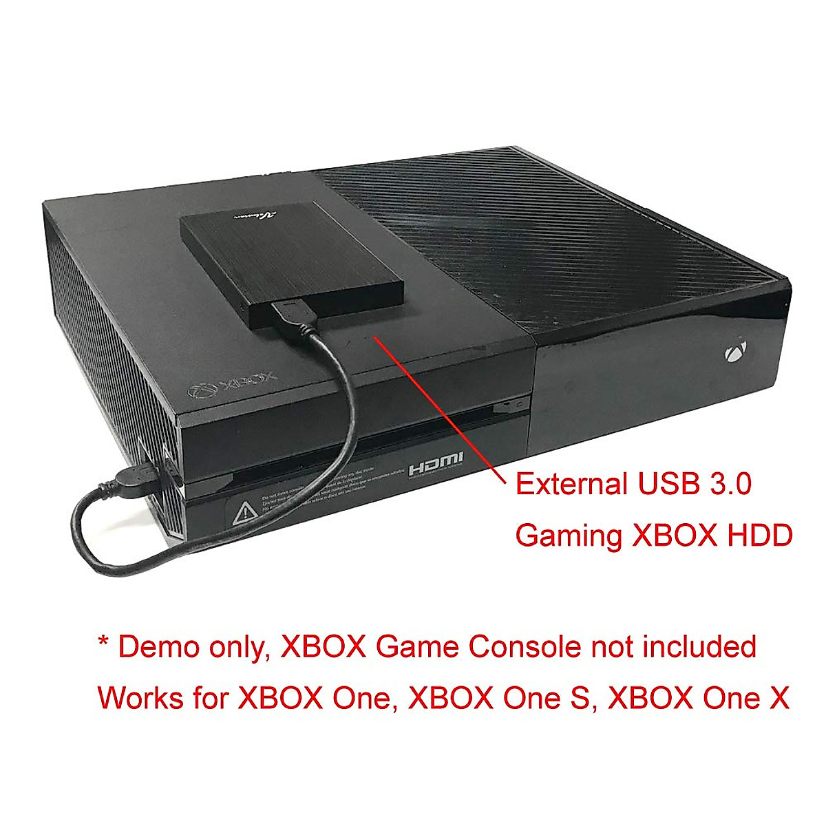 Avolusion HD250U3 500GB USB 3.0 Portable External Gaming Hard Drive (for Xbox One, Pre-Formatted) - 2 Year Warranty