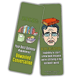 Inspiring Hilarious Literary Bookmarks (30-Pack) – Funny Book Reading Learning Pack - Excellent Party Favors Teacher Classroom Reading Rewards and Incentive Gifts for Book Lovers