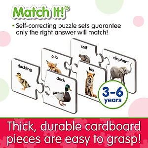 The Learning Journey: Match It! - Animal Families - Learning Animals, Animal Matching Game, Animal Puzzle For Kids, Puzzle For Toddlers, Award Winning Educational Toys