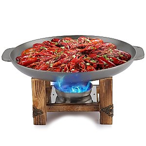 Non Stick Grill Plate Barbecue Alcohol Oven Stov Skewers Chafing Dish Party Buffet Pan for Barbecue, Camping, Party