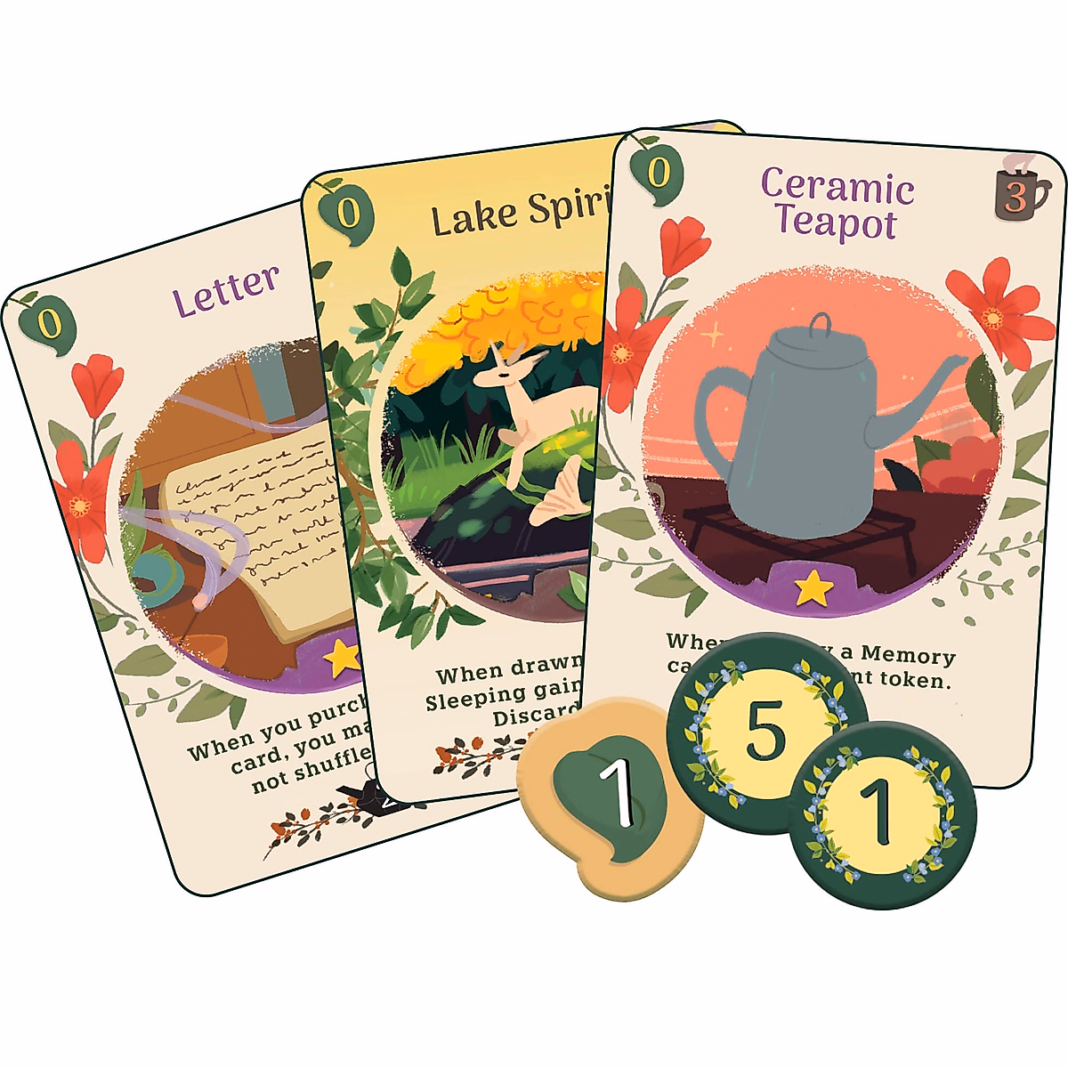 Renegade Game Studios Autumn Harvest: A Tea Dragon Society Card Game, For 2-4 friends ages 10+ in 30-60 min!