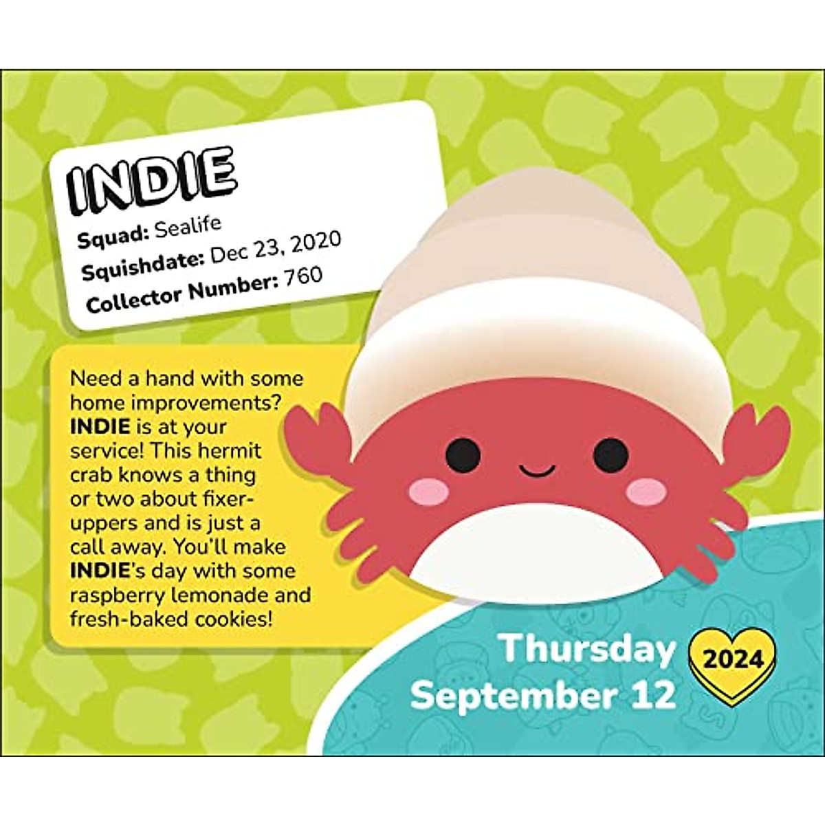 Squishmallows 2024 Day-to-Day Calendar