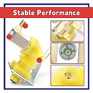 Upgrade 000008483 000009120 Freezer Water Inlet Valve, Compatible with Manitowoc Ice Machines, 000008487 IH9123 33129026 Water Inlet Valve, 120V 60Hz Inlet Valve kit