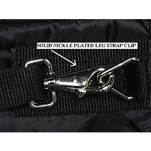 Axiom 1800D Ballistic Nylon Star Black Super Tough Heavy Weight 300G Combo Horse Blanket - 75"