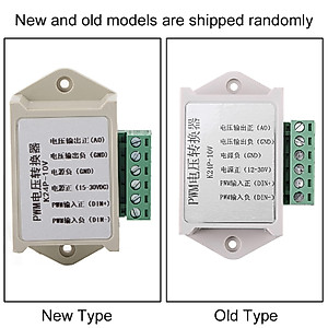 Hilitand PWM Converter Module Digital to Analog Voltage Converter Adapter White