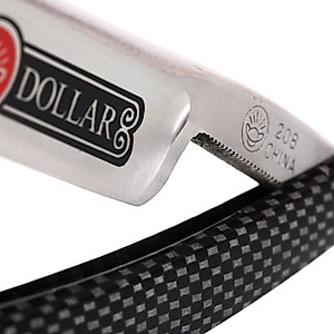 Gold Dollar – Shave Ready Straight Razor (6/8”, Round Tip, Carbon Steel)
