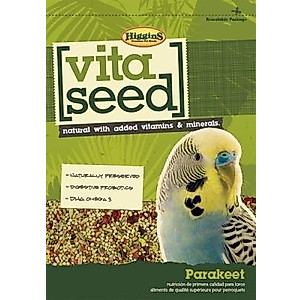 Higgins Vita Seed Parakeet Food 5 Lb. Bag