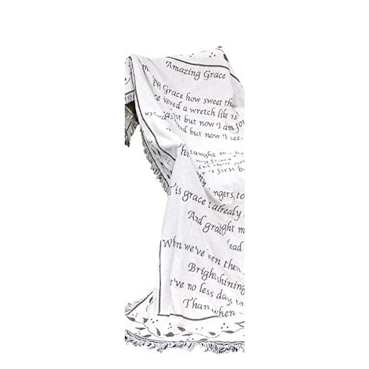 Manual 46 X 60-Inch Throw with Fringe, Amazing Grace