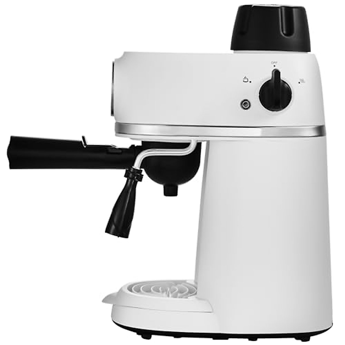 VEVOR Espresso Machine, 3.5 Bar Espresso Maker with Milk Frother Steam Wand, 4-Cup Professional Coffee/Espresso Machine with Temp Gauge for Latte Cappuccino, NTC Control System