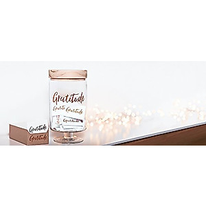 Gratitude Glass Jar